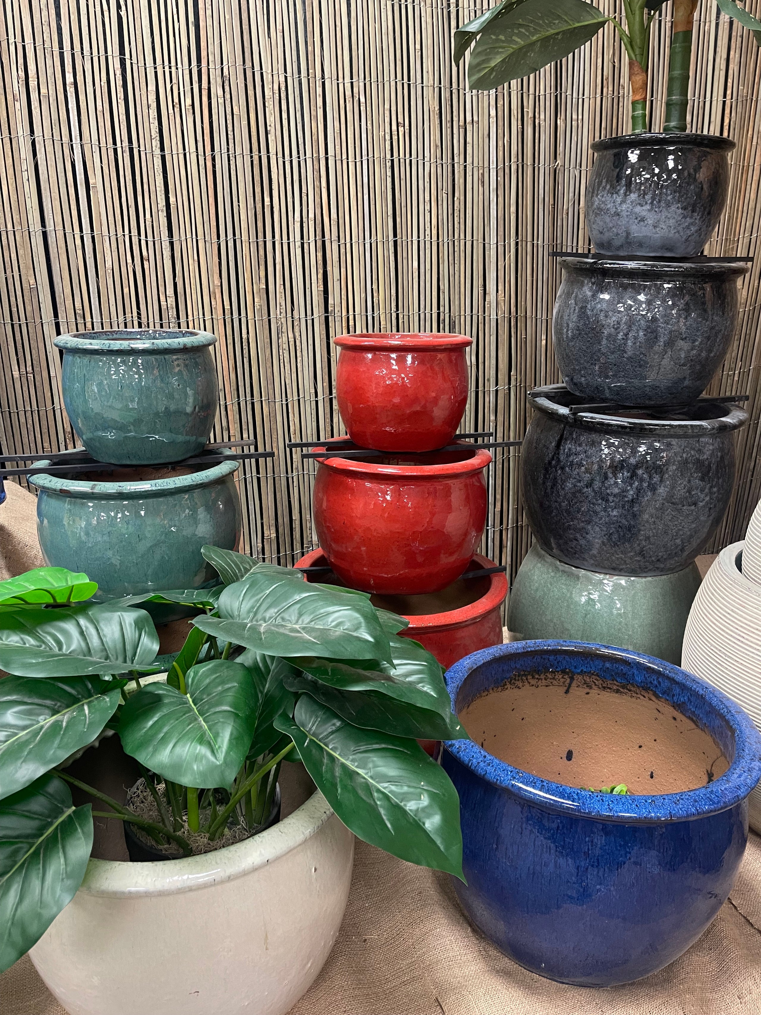 Edward Collection Roll Rim Pottery | Achin' Back Garden Center Online Store